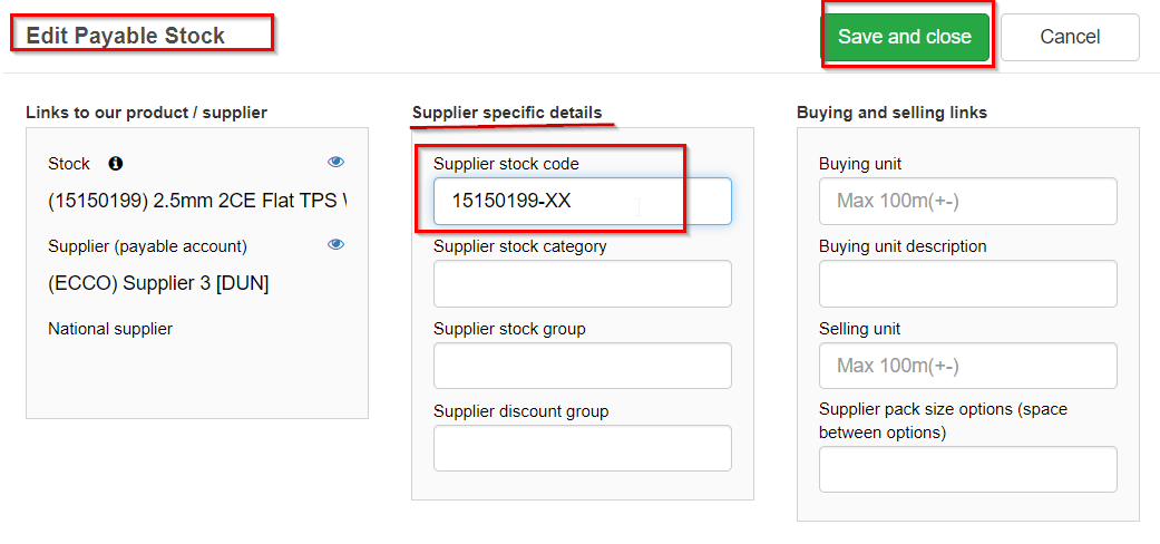 Update a Supplier Stock Code while Approving a Payable Invoice – Lentune Wholesaler
