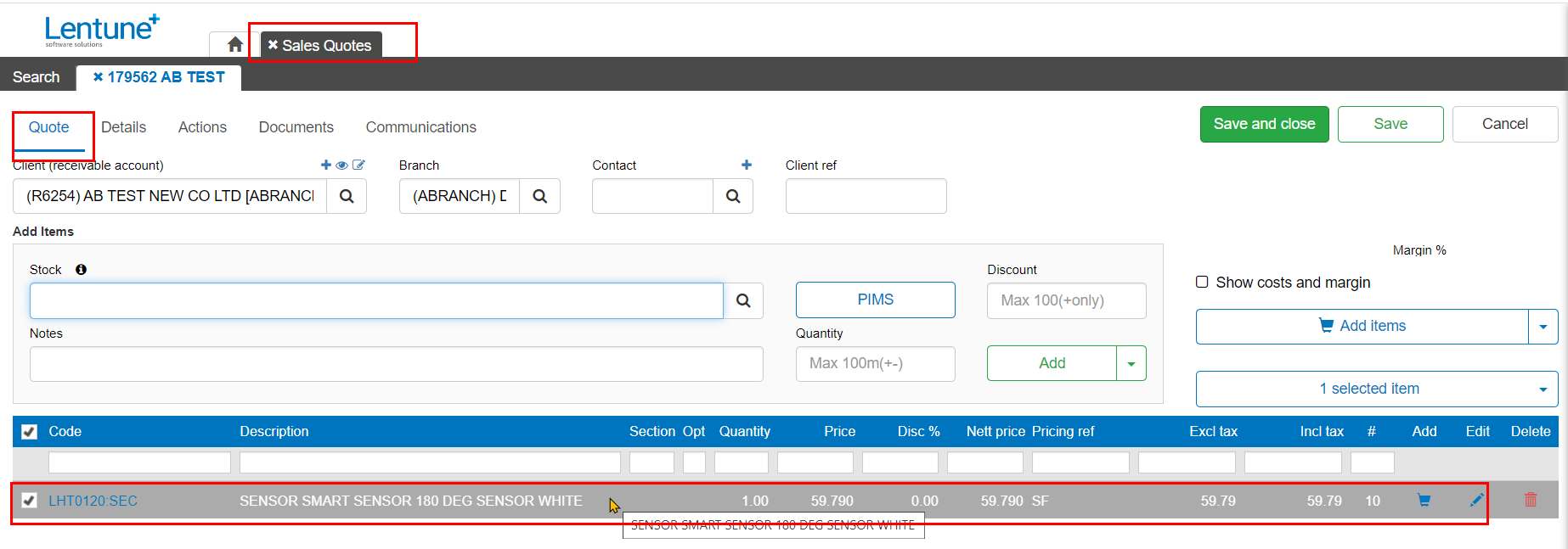 Client reference fields flow from Quote to Order, Packing Slip and ...