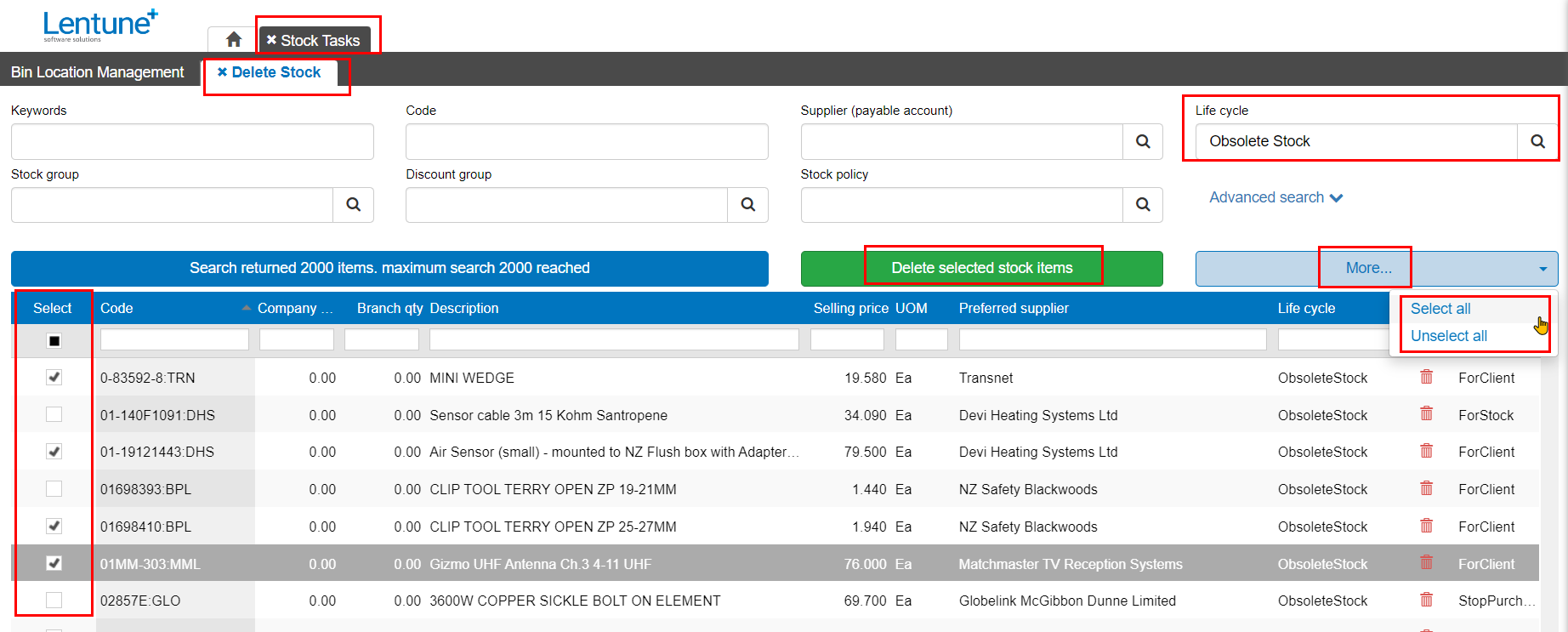 Updating your Stock records using Life Cycle Codes and Stock Dates ...