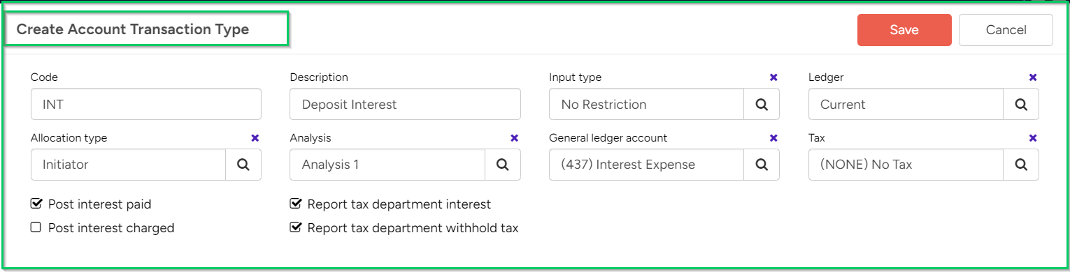 Account Transaction Types – Lentune Wholesaler