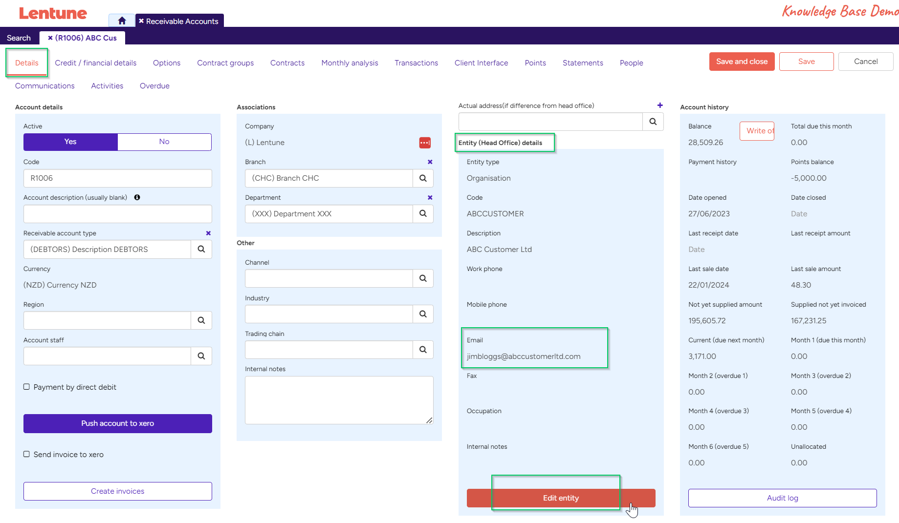 Setting up Overdue Letters for Receivable Accounts – Lentune Wholesaler
