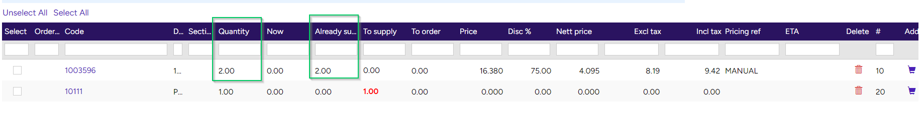 Returns from your Receivable Customers – Lentune Wholesaler