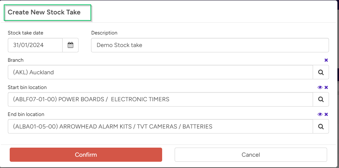 Stock Take Procedures – Lentune Wholesaler